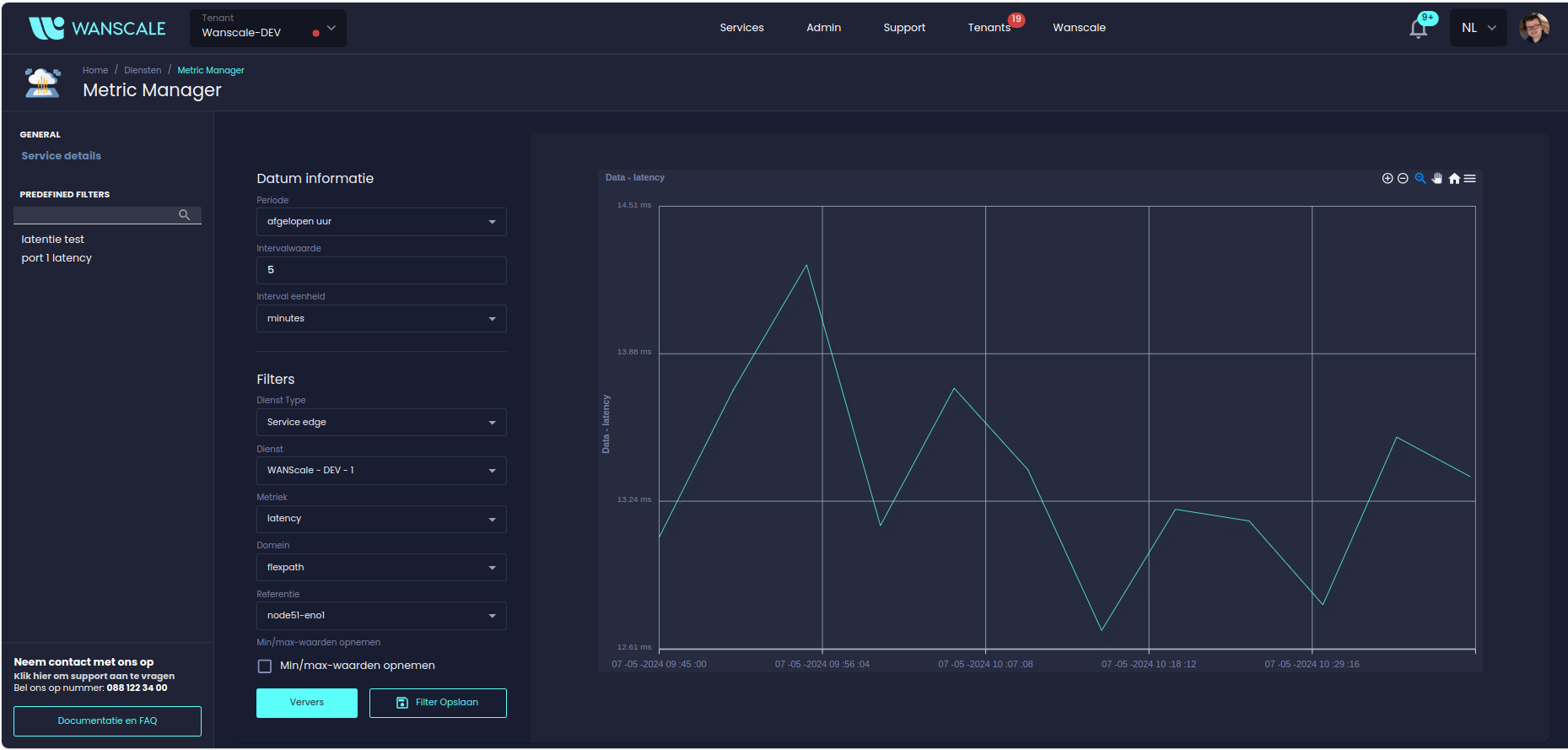Monitoring & Alarms - Wanscale